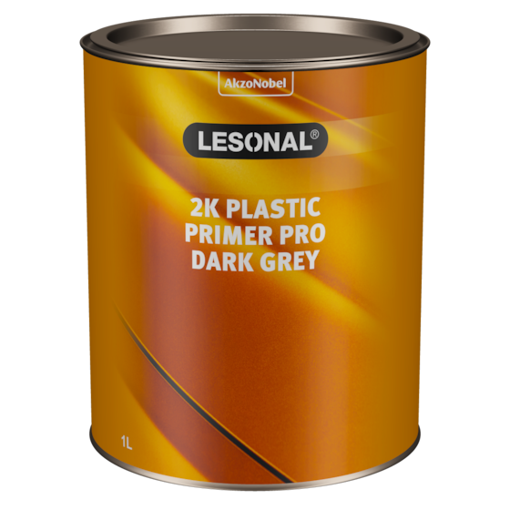 Lesonal 2K Plastic Primer Pro Dark Grey 1L