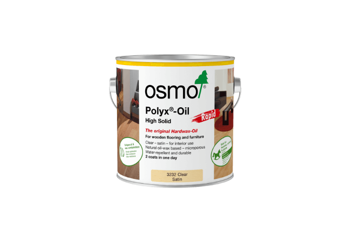 Osmo Polyx Hardwax Oil Rapid Satin Clear | Dulux Decorator Centre