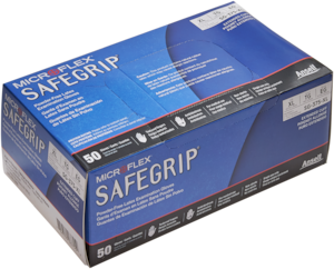 Microflex SafeGrip Latex Gloves (Box of 50) X-Large 50 Pack