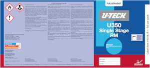 U-TECH U350 RM Single Stage Pail Labels Each