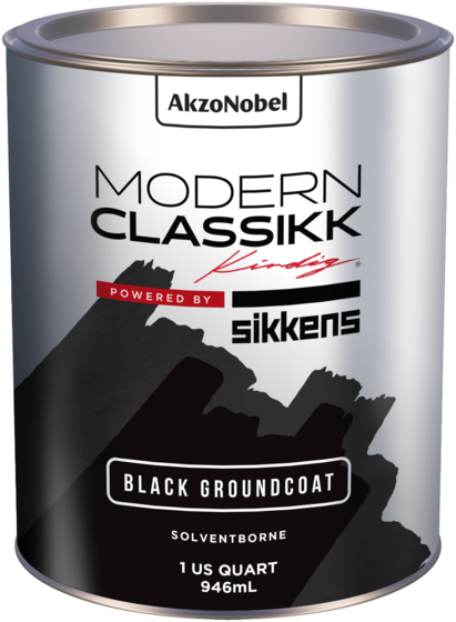 Modern Classikk Black Groundcoat Solventborne 1 US Quart
