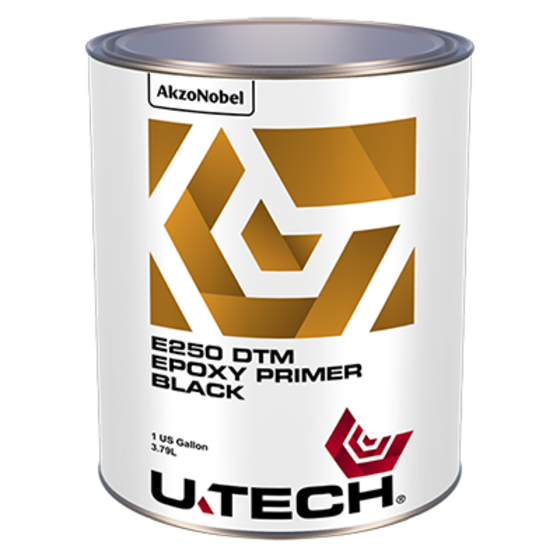 U-TECH E250 DTM Black Epoxy Primer 1 US Gallon